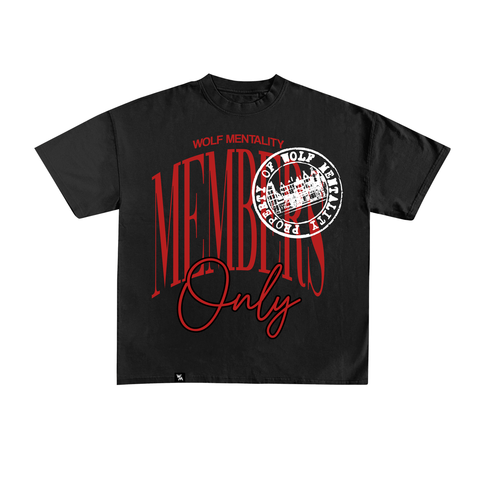 Members Only "Premium" Oversized Tee – WolfMentalityClothing